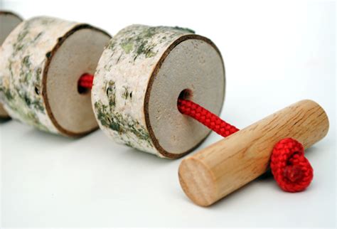 Homemade threading beads