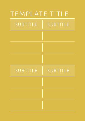 Image result for 4 Column Table