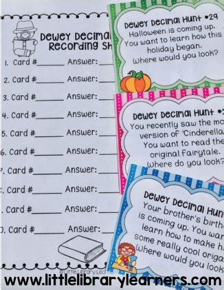 Making the Dewey Decimal System Fun - Little Library Learners ...