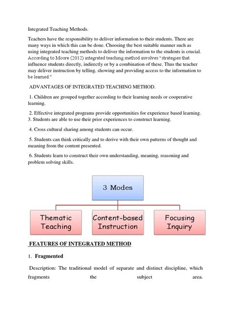 Image result for Integrated Teaching