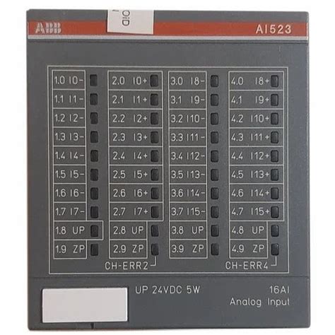 Image result for Analog Input Module Table