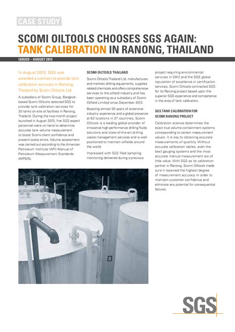 Image result for Class One Foam Tank Calibration