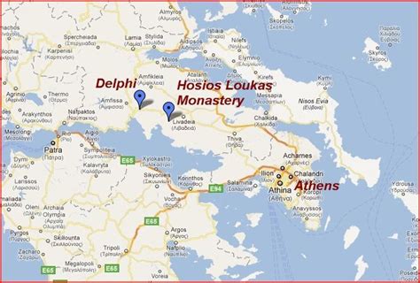 Image result for Delphi Greece Map
