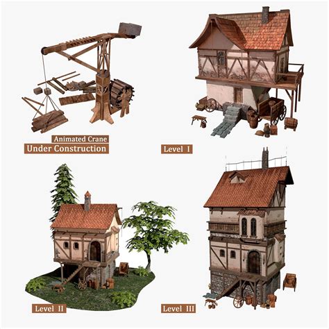 Image result for Scale Model Medieval Buildings