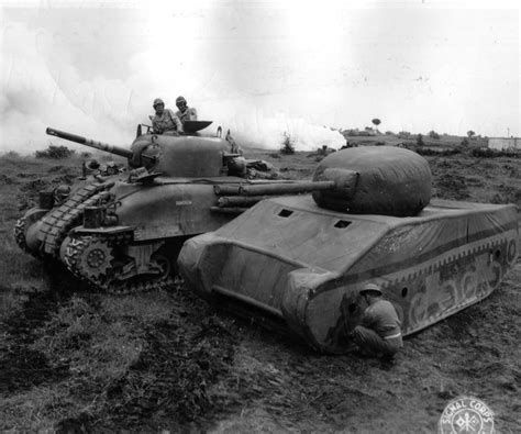 Image result for Inflatable Tanks WWII