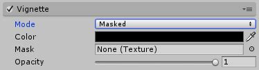 Image result for Unity Post-Processing Vignette Mask