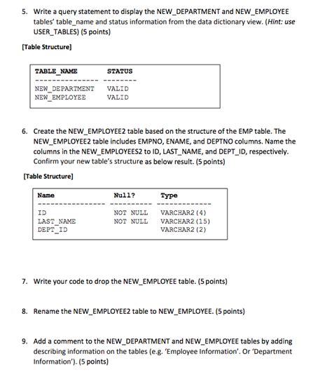 Image result for How to Write a Department Table in SQL