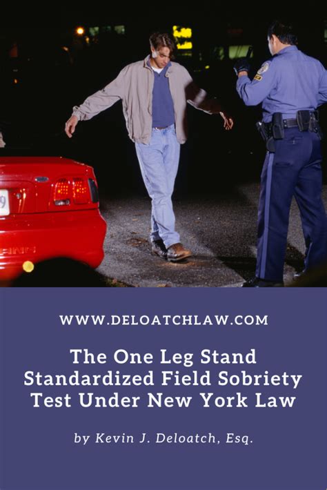 Image result for One Leg Stand DUI