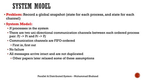 Image result for Global Snapshot Algorithm