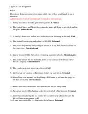 Image result for Categories of Law Assignment Example
