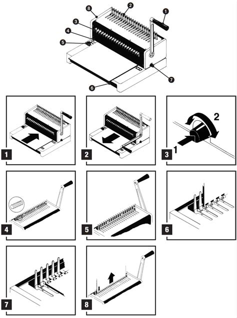 Image result for GBC Binding Machine Instructions