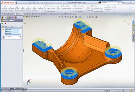 Image result for SolidWorks Pattern On Curved Surface