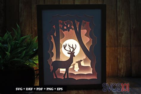Image result for Reindeer Shadow Box Tutorial