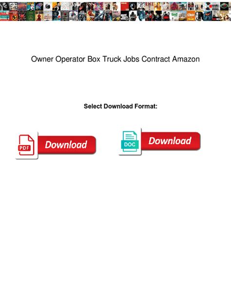Image result for Amazon Contract for Owner Operator