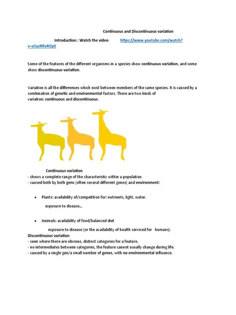 Image result for Discontinuous Variation