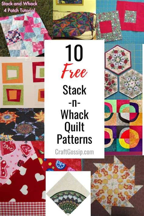 Image result for Quilting Patterns Tutorial for Stack and Whack