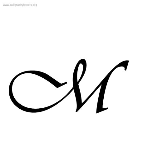 Image result for Monogram Fancy Script Letter M