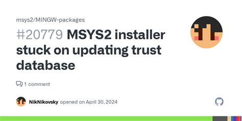 Image result for Error Msys2 Database
