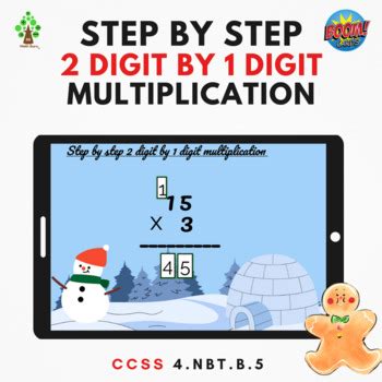 Image result for Step by Step 2 Digit Multiplication