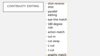 Image result for Discontinuity Editing Examples