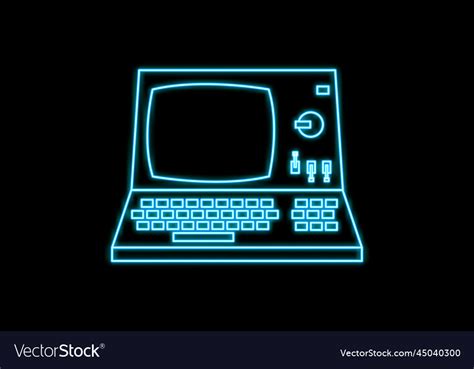 Image result for Neon Blue Computer