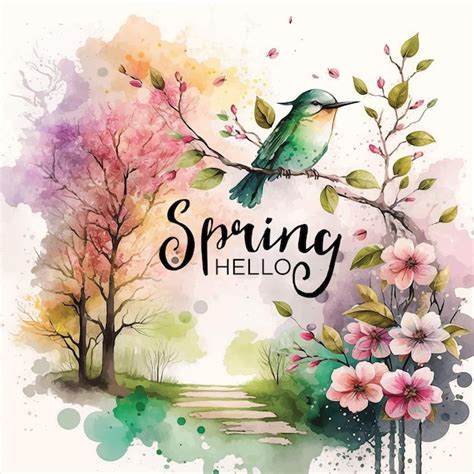 Image result for Hello Spring Paint
