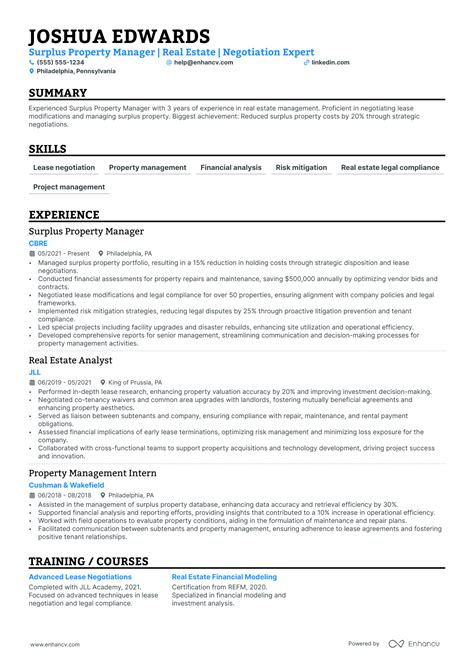 Image result for Property Manager Resume Examples/Samples