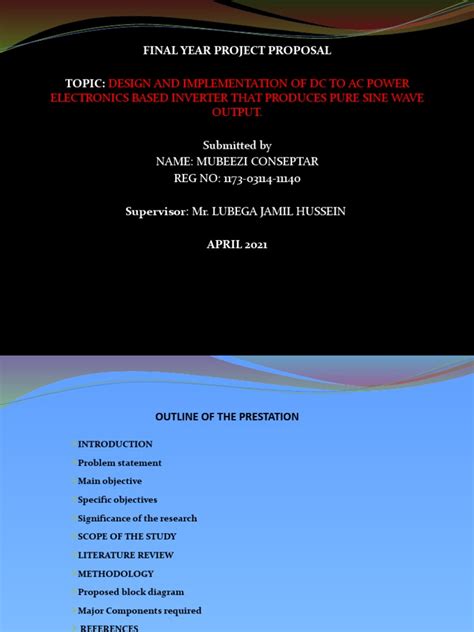 Image result for Final Composition Project Proposal Example