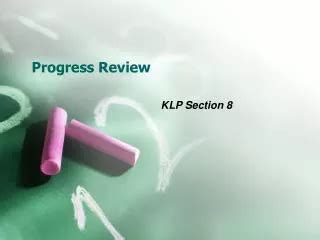 Image result for Progress. Review