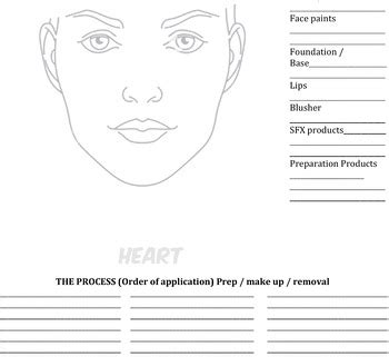Image result for Basic Stage Makeup Chart