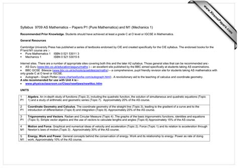 Image result for Mathematics Syllabus as Level