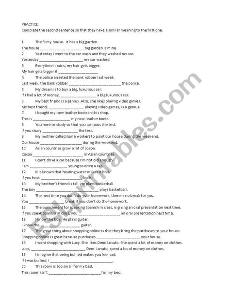 Image result for Paraphrasing Worksheet