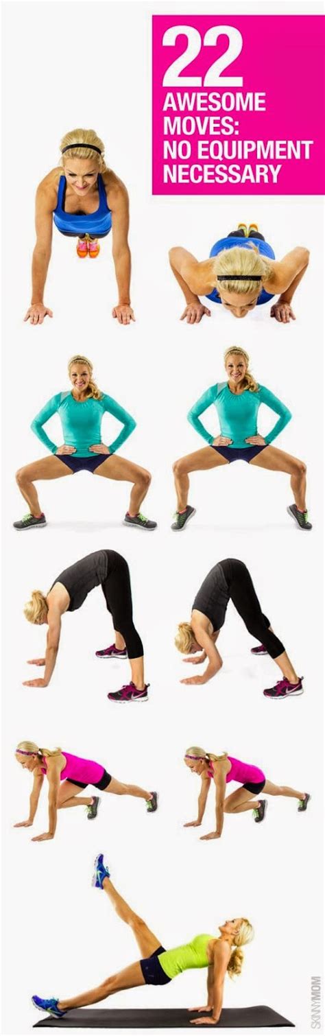 22 equipment-free exercise moves | Health, Beauty & Fitness