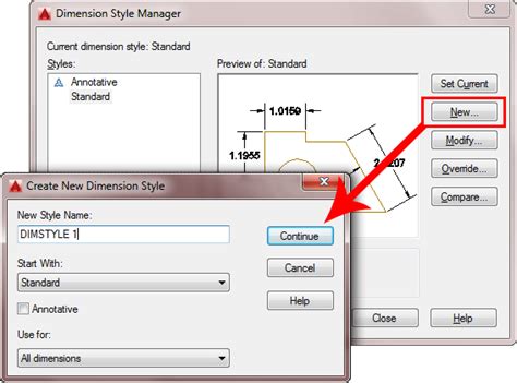 Image result for Dimension Style Editor AutoCAD