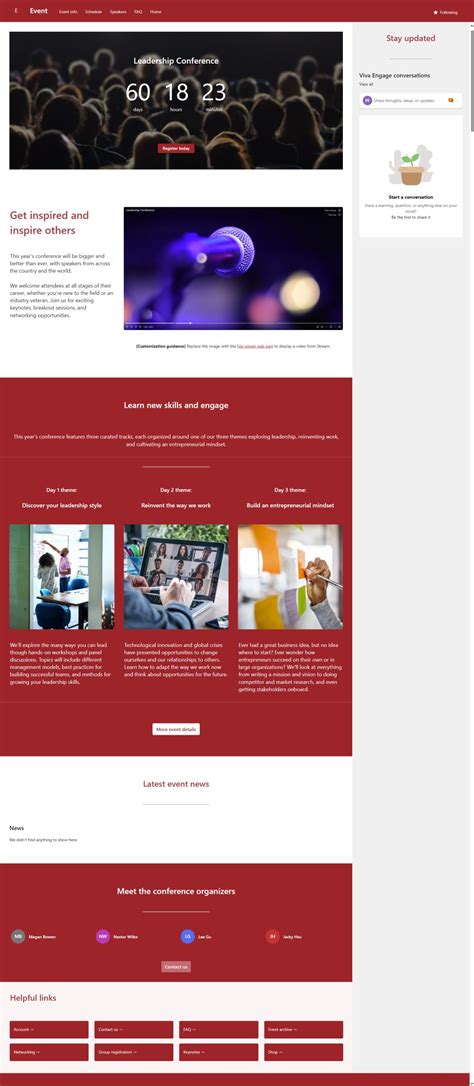 Image result for SharePoint Site Layout Examples