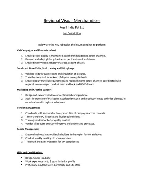 Image result for Visual Merchandiser Jobs