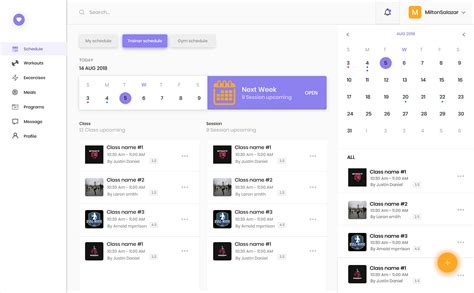 Image result for Gym Plan UI