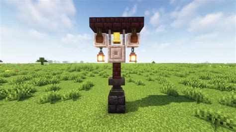 Image result for Torch Lamp Post Minecraft