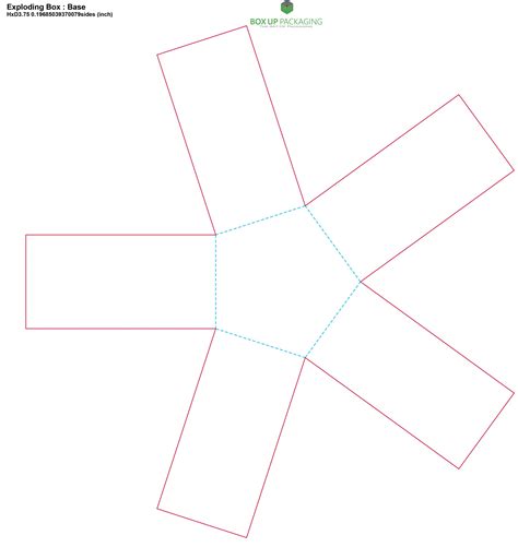 Image result for Exploding Box Template