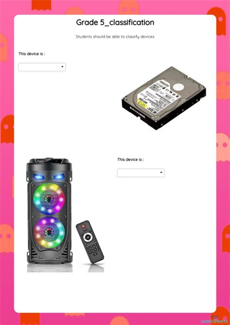 Image result for Classification Examples Grade 5