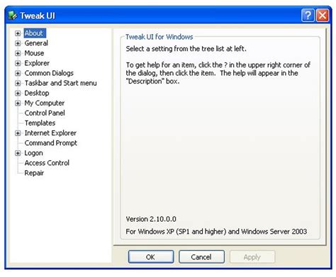 Image result for Tweak UI Features