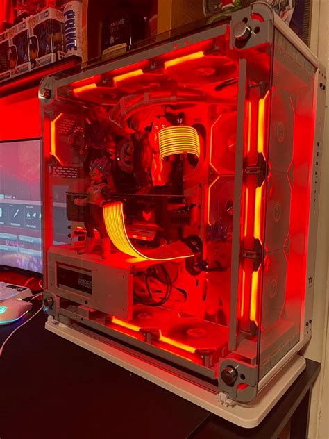 Image result for Red PC Set Up