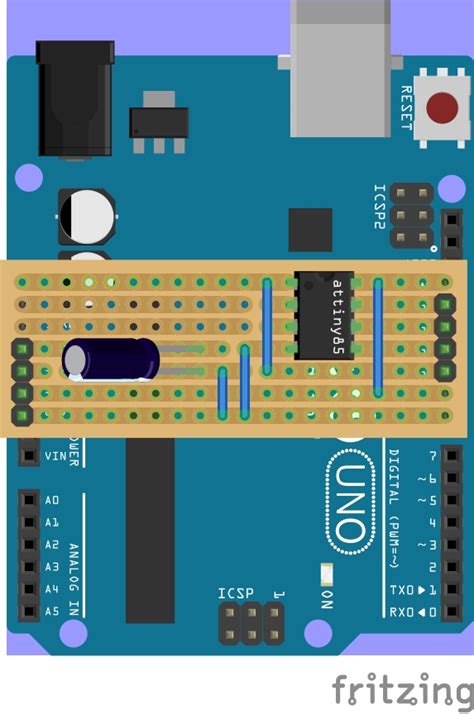 Image result for ATtiny85 Programming with Arduino Uno