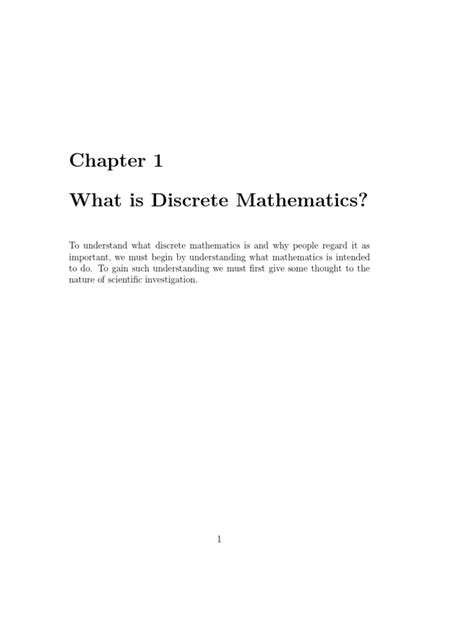 Image result for Discrete Math Chapter One