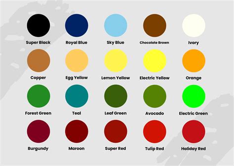 Image result for Food Color Guide