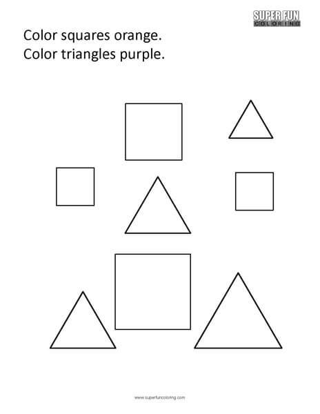 Basic Shapes 3 - Super Fun Coloring