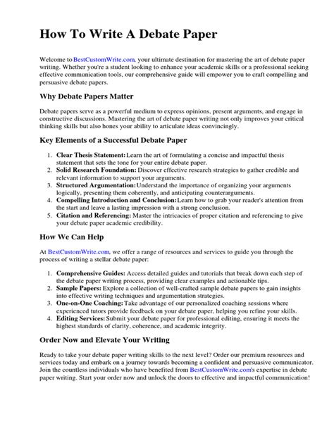 Image result for Debate Article Example