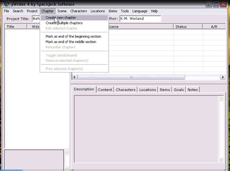 Image result for yWriter Tutorial