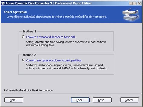 Aomei Dynamic Disk Converter - Download