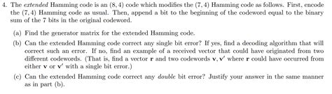 Image result for Hamming Code 8 4